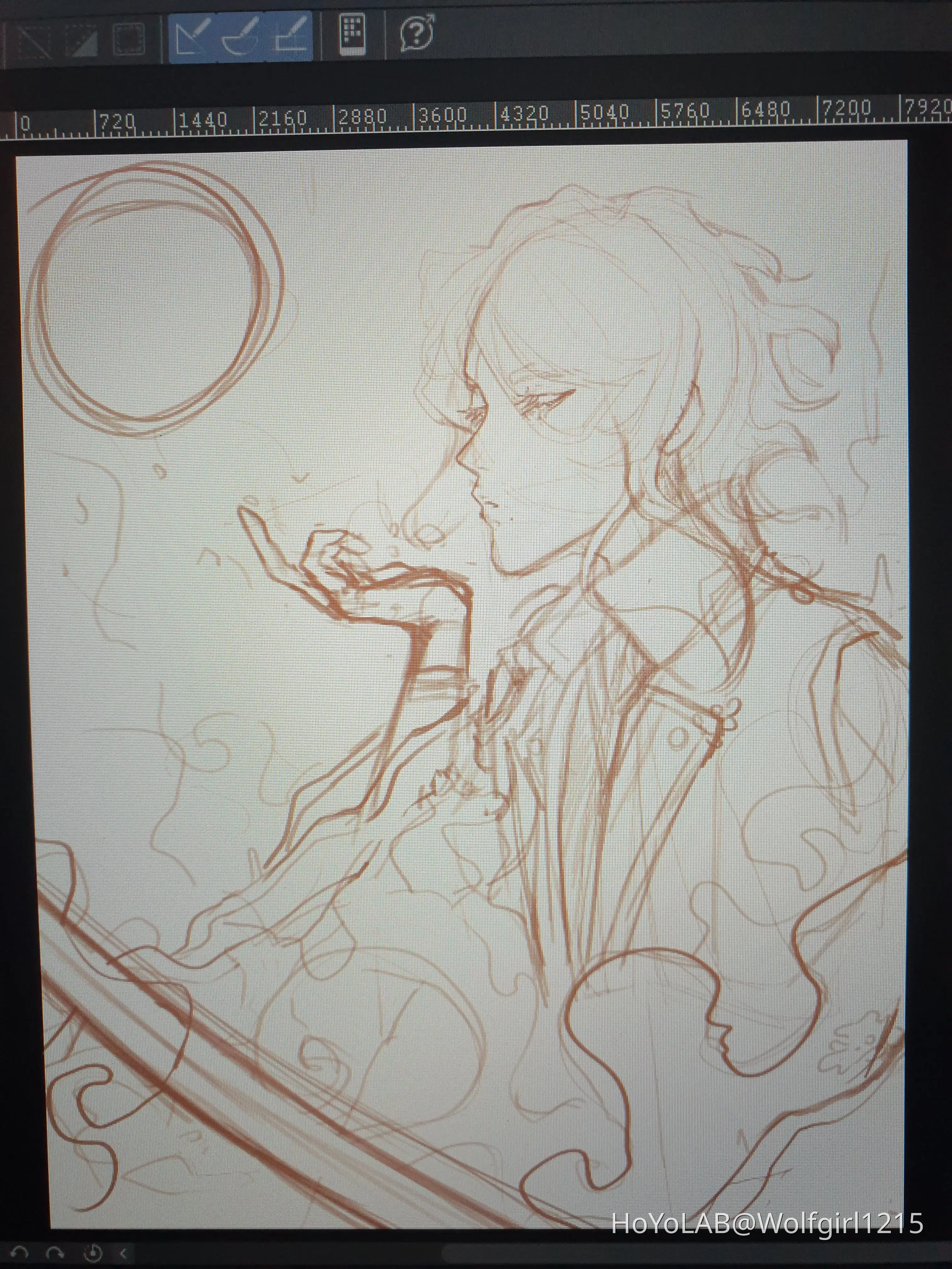 Traditional Style Ayato Art for Competition Genshin Impact | HoYoLAB