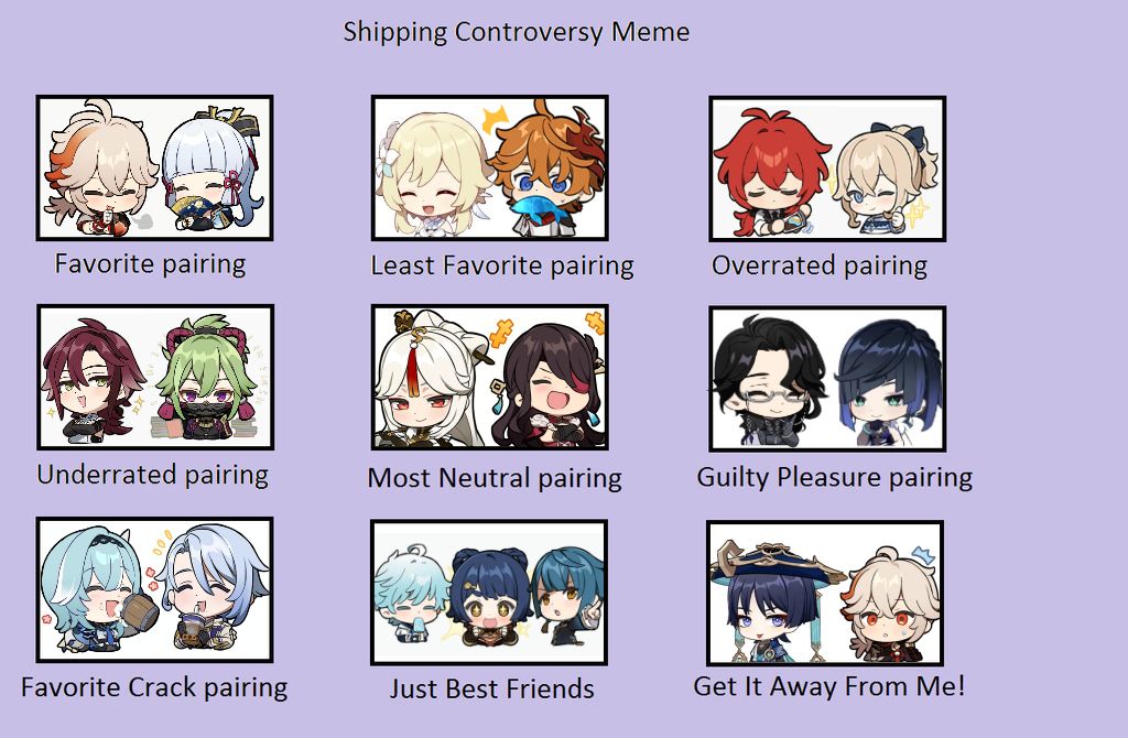 Genshin Shipping Controversy Meme Genshin Impact | HoYoLAB