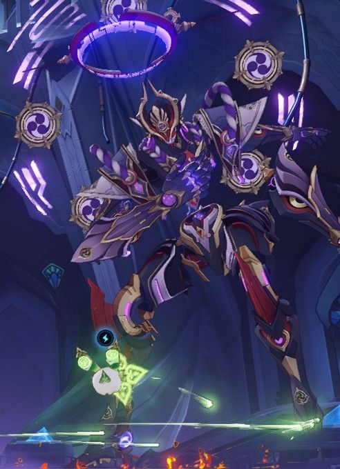 Anyone else notice this in Scaramouche's boss fight? Genshin Impact ...