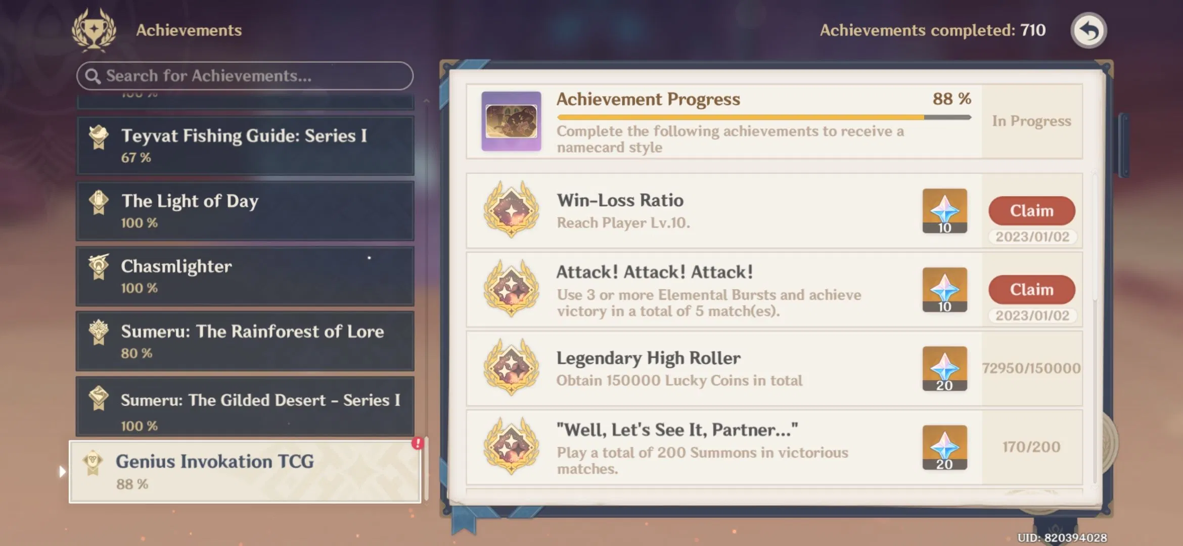 I got the LEGEND card back!!!🥳 Genshin Impact | HoYoLAB