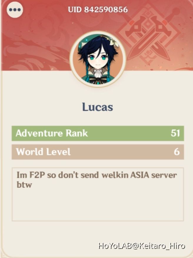 F2P BTW Genshin Impact | HoYoLAB