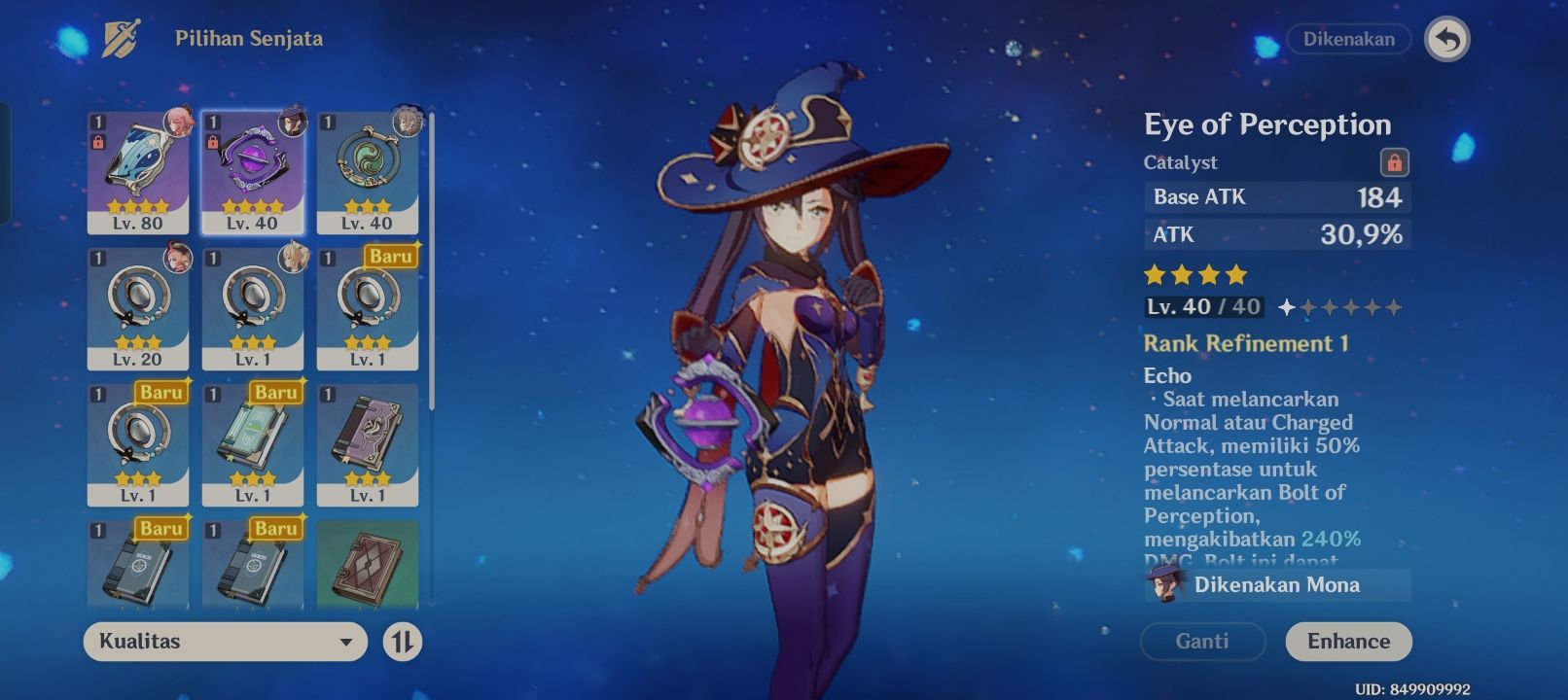 mona build Genshin Impact | HoYoLAB