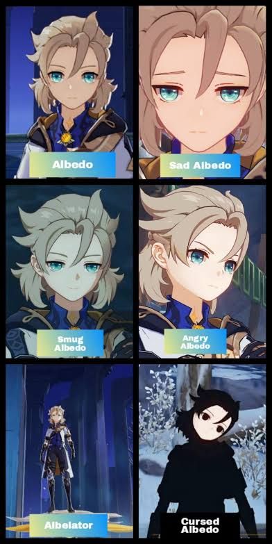 Albedo meme Genshin Impact | HoYoLAB