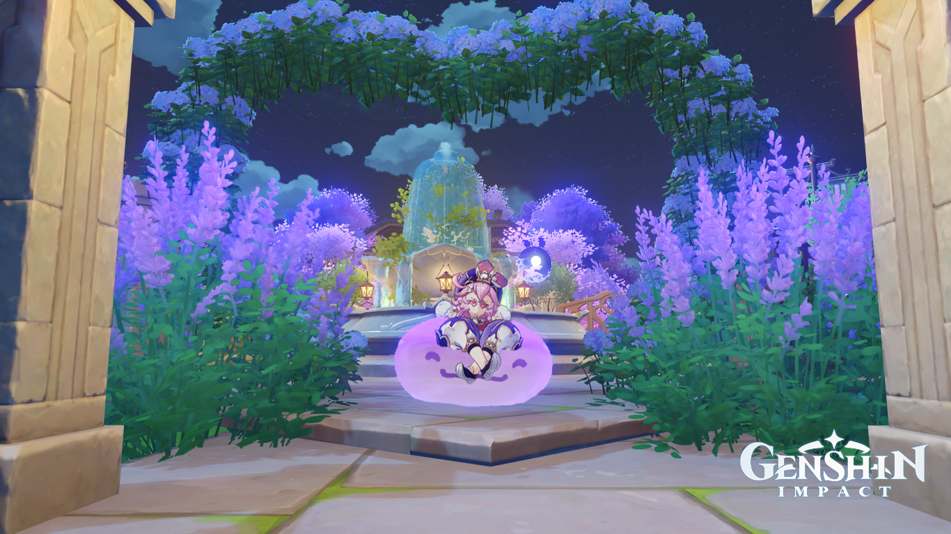 Peaceful Flower Park {43802417617} Genshin Impact | HoYoLAB