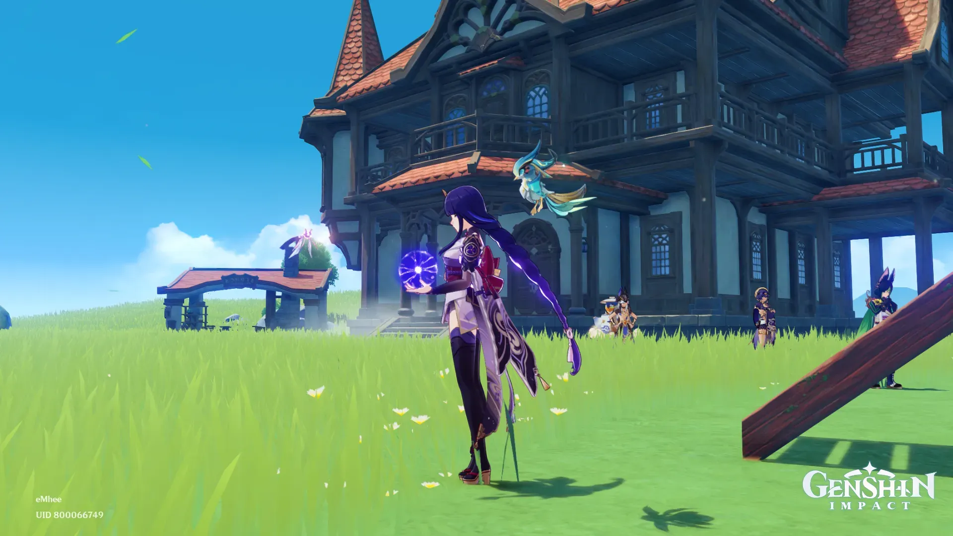 Raiden with butterfly Genshin Impact | HoYoLAB