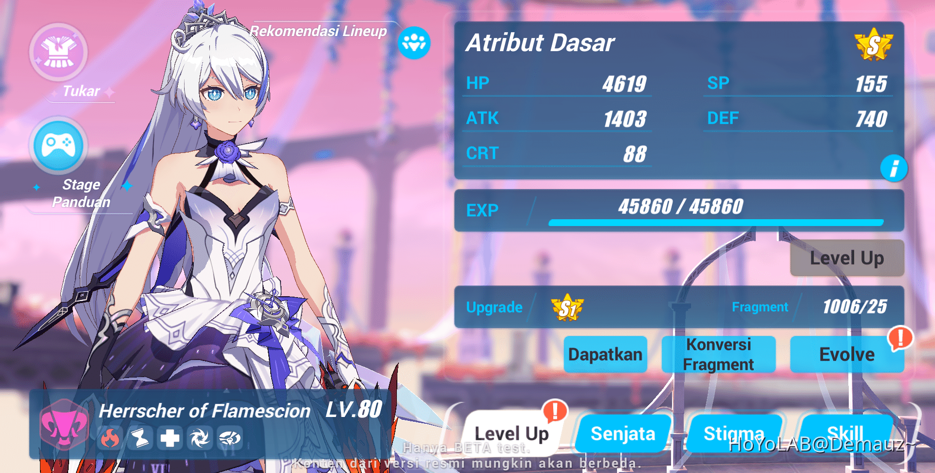 Ulasan singkat dan komparasi stigma Herrscher of Truth (HoTr) Honkai ...