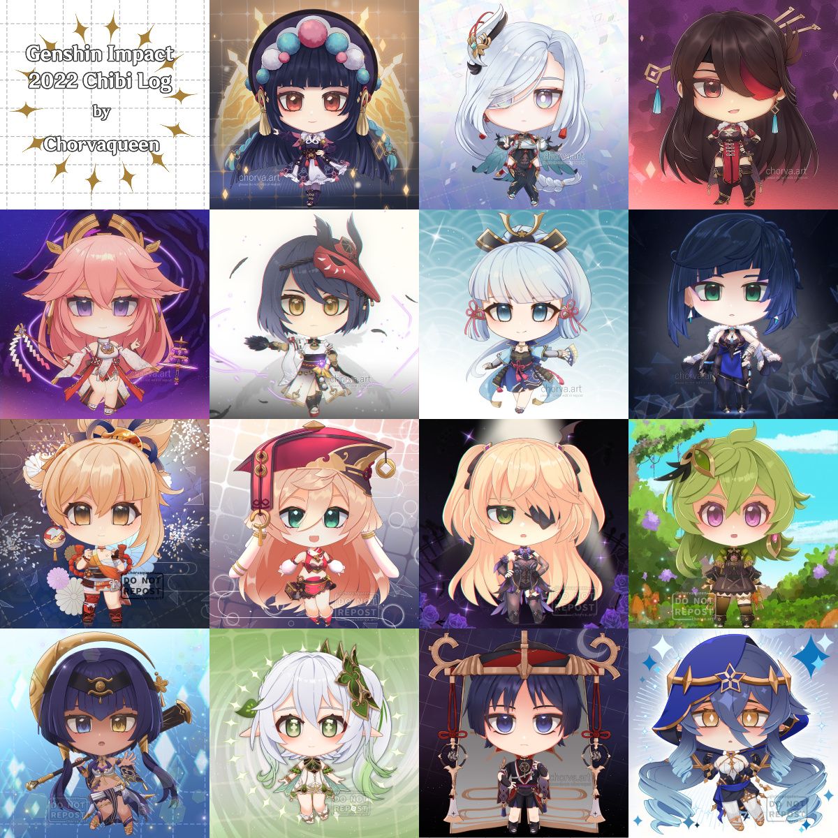 2022 in chibis Genshin Impact | HoYoLAB