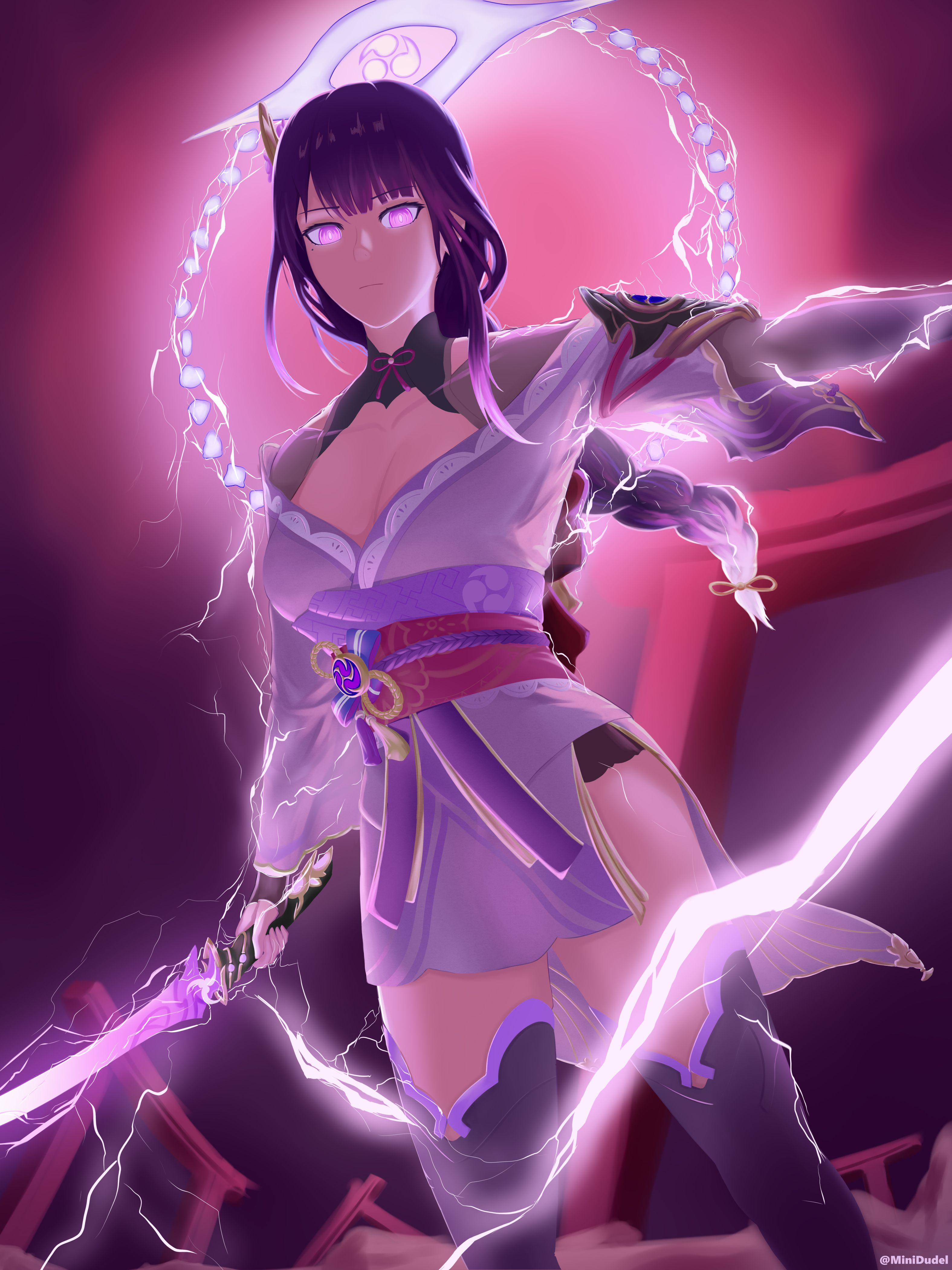 Raiden Fan-art Genshin Impact | HoYoLAB