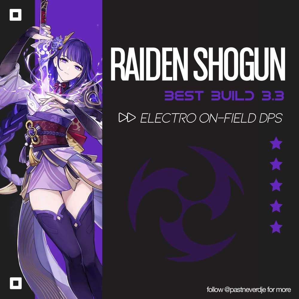 [Version 3.3] Raiden Shogun - best build on-field dps Genshin Impact ...