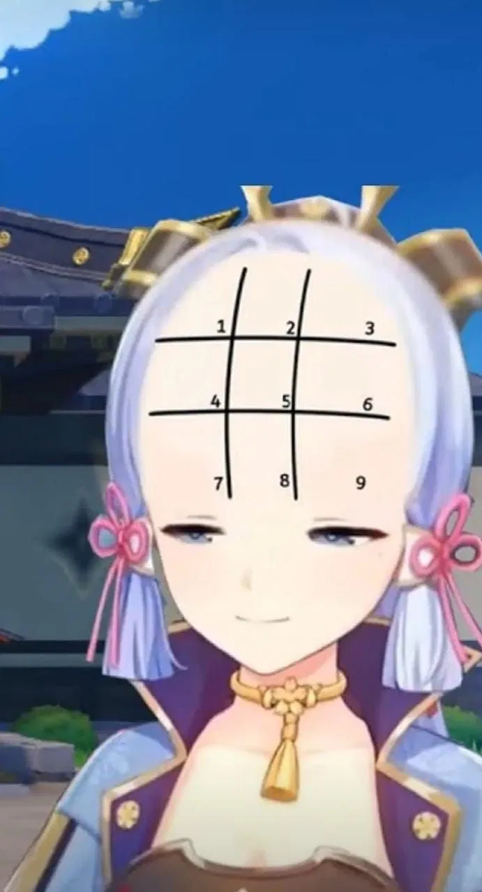 playing tic tac toe on ayaya's head Genshin Impact | HoYoLAB