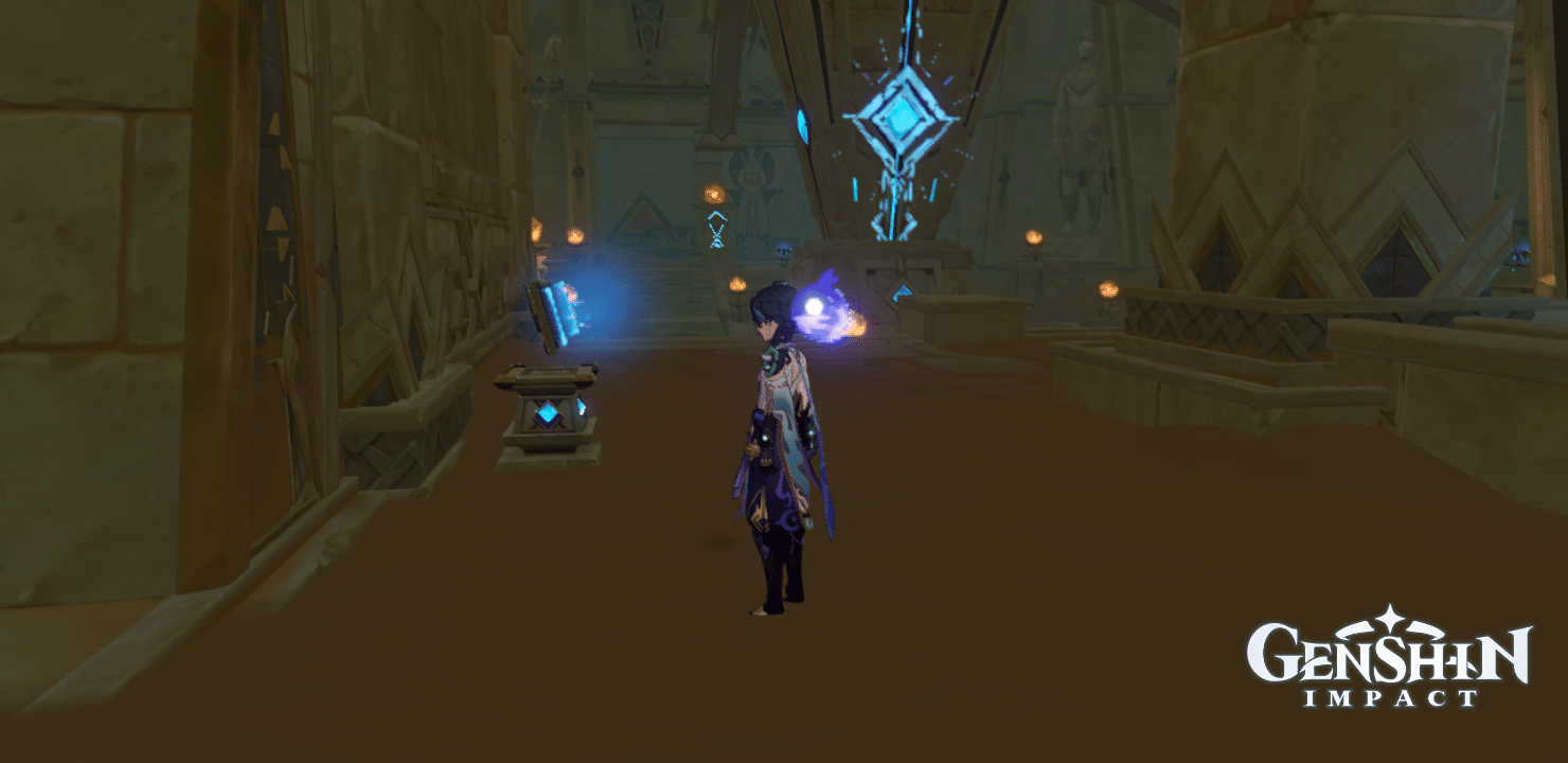Dendro Oculi: Kahj-Nisut- inside the building Genshin Impact | HoYoLAB