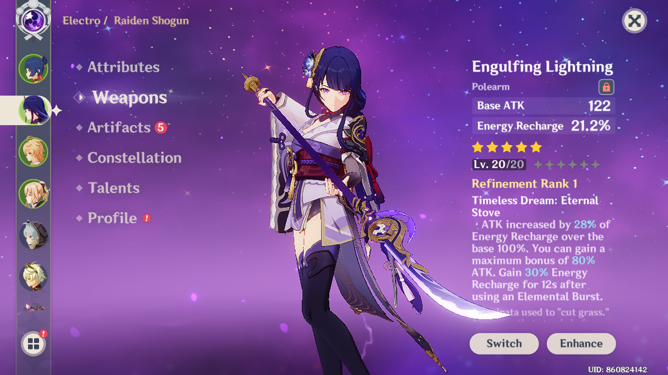 wishing c6 raiden Genshin Impact | HoYoLAB