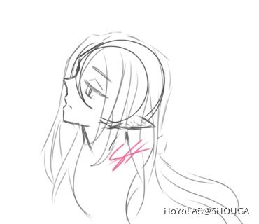Side profile Sketch Genshin Impact | HoYoLAB