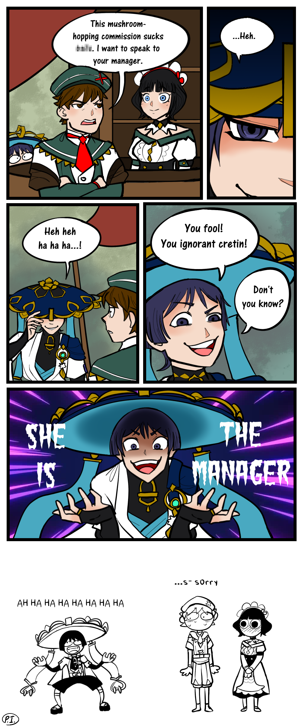 Scara x Katheryne Comic Part 2 Genshin Impact | HoYoLAB