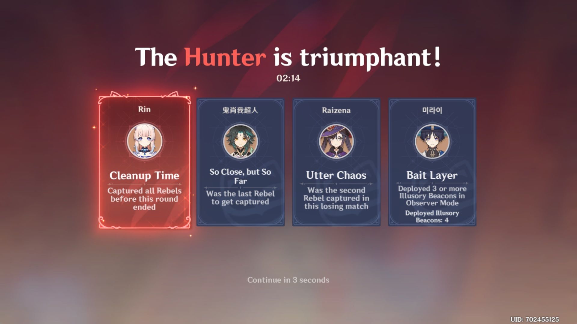Finally! My first win as a Hunter Genshin Impact | HoYoLAB