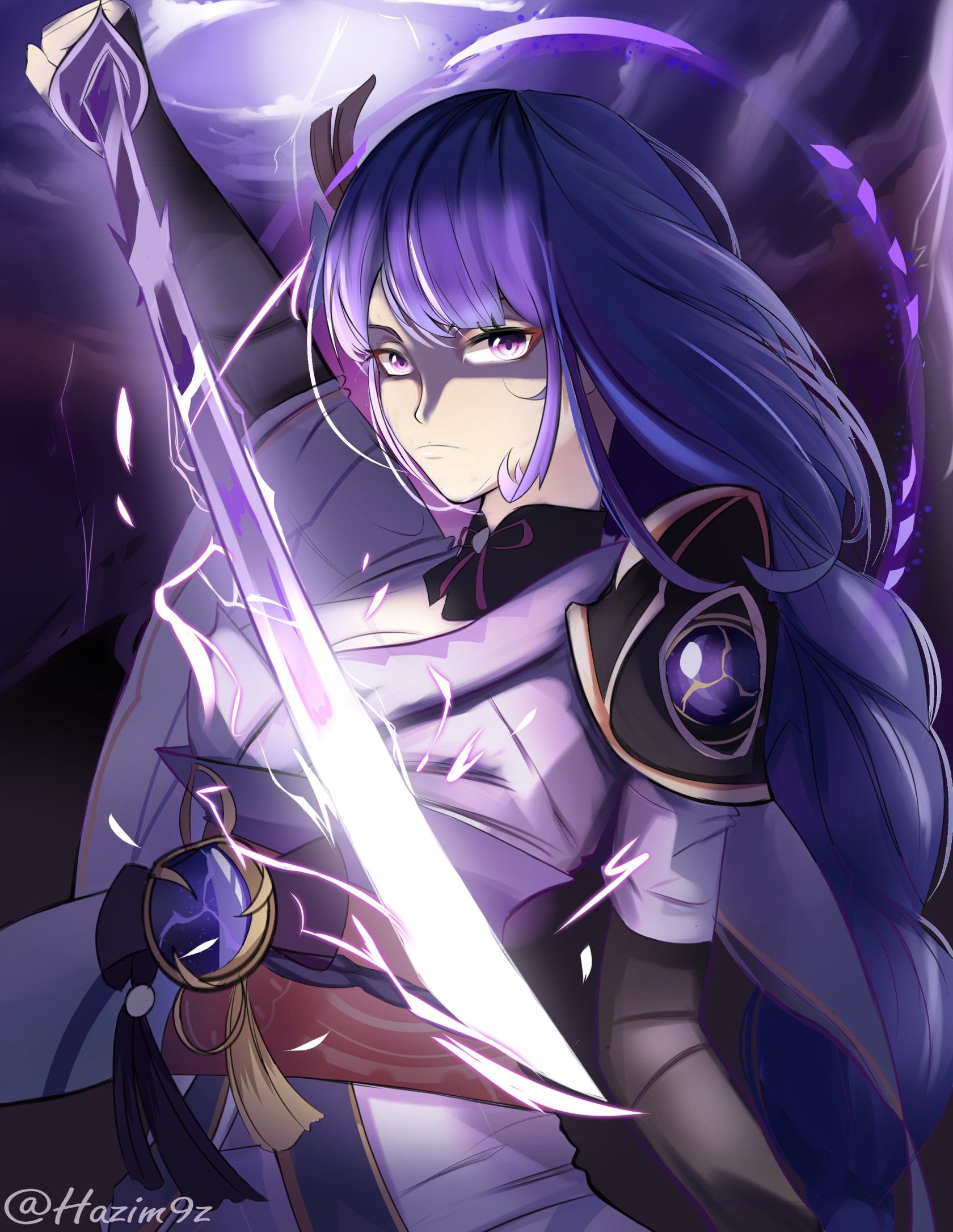 Raiden Fanart Contest Genshin Impact | HoYoLAB