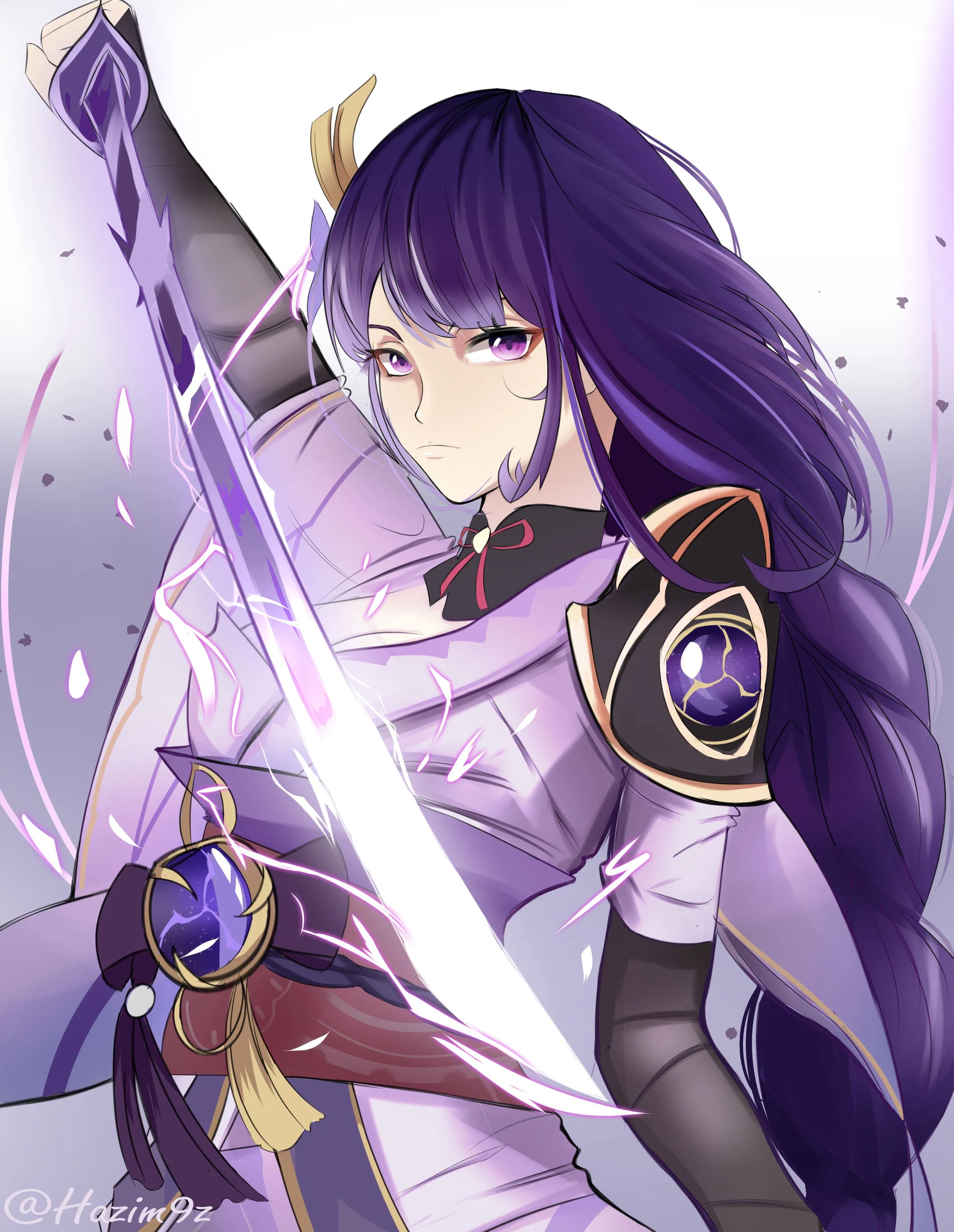 Raiden Fanart Contest Genshin Impact | HoYoLAB