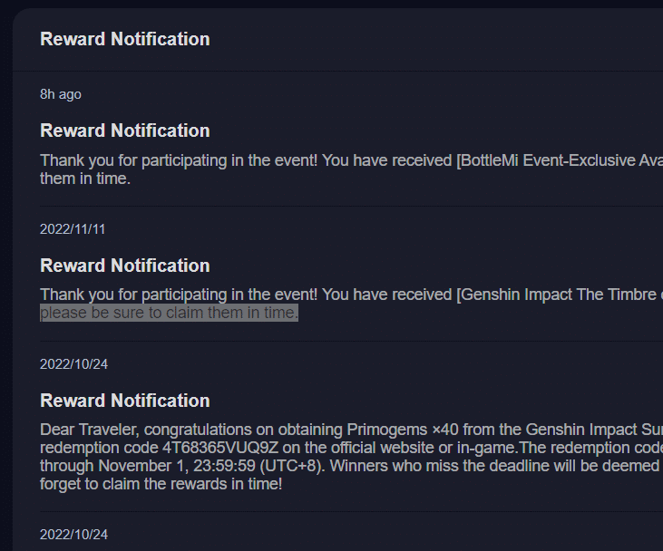 Hoyolab where??? Event rewards? | HoYoLAB