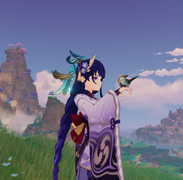 Raiden meeting small animals Genshin Impact | HoYoLAB