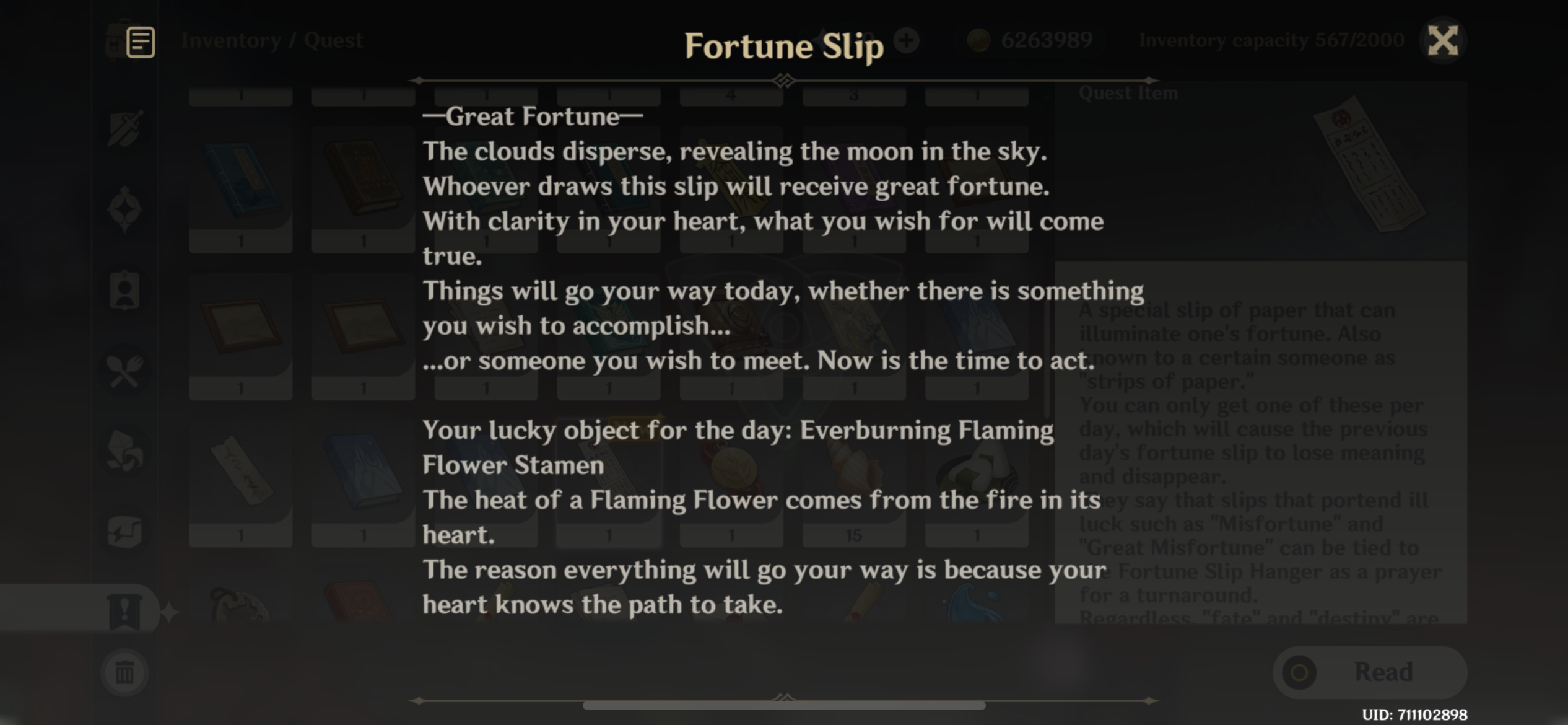 Fortune Slip Achievement Genshin Impact | HoYoLAB