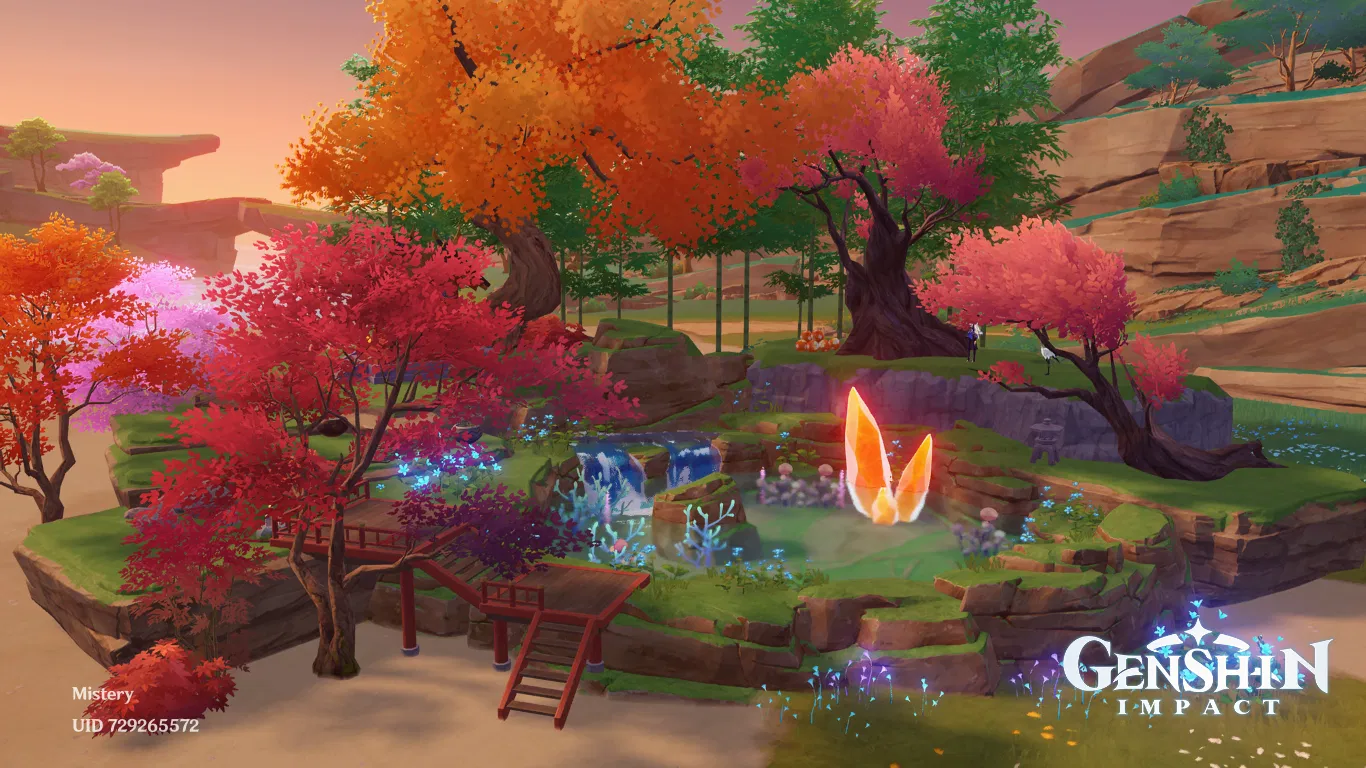 Mansion's Garden with temple (inazuma) Genshin Impact | HoYoLAB