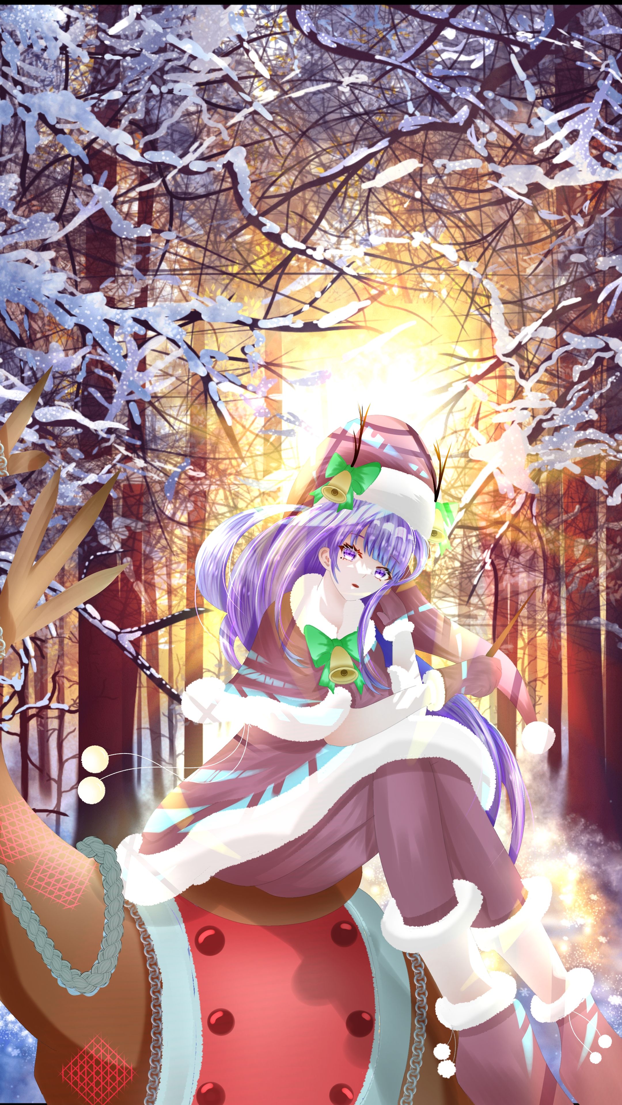 Raiden EI (Marry Christmas and Happy New years🎉) Genshin Impact | HoYoLAB