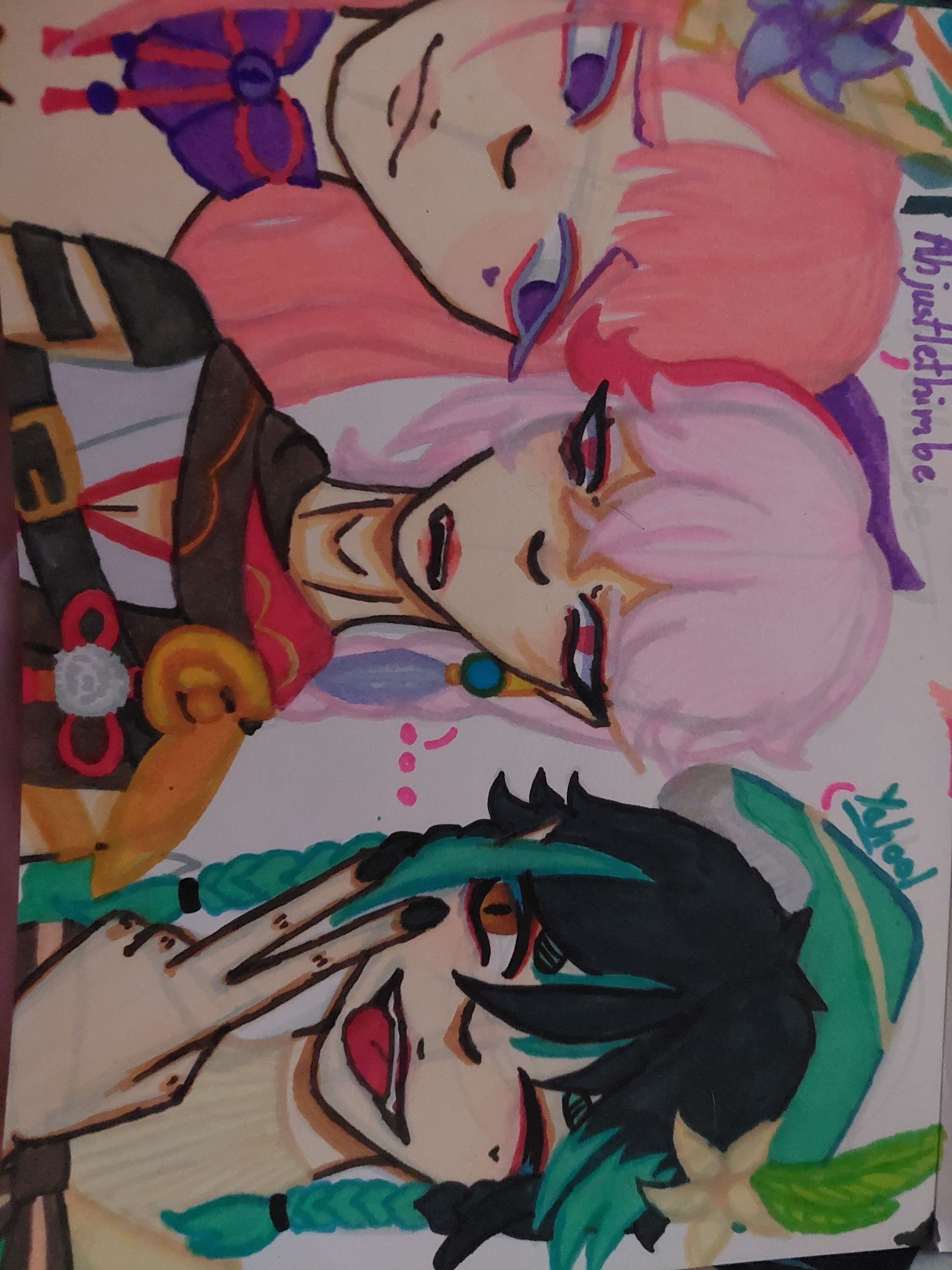 fan art of cursed mashups lol Genshin Impact | HoYoLAB