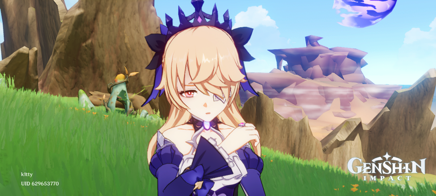 fischl mi princesa amy ( ´-ω-)💜🖤 Genshin Impact | HoYoLAB