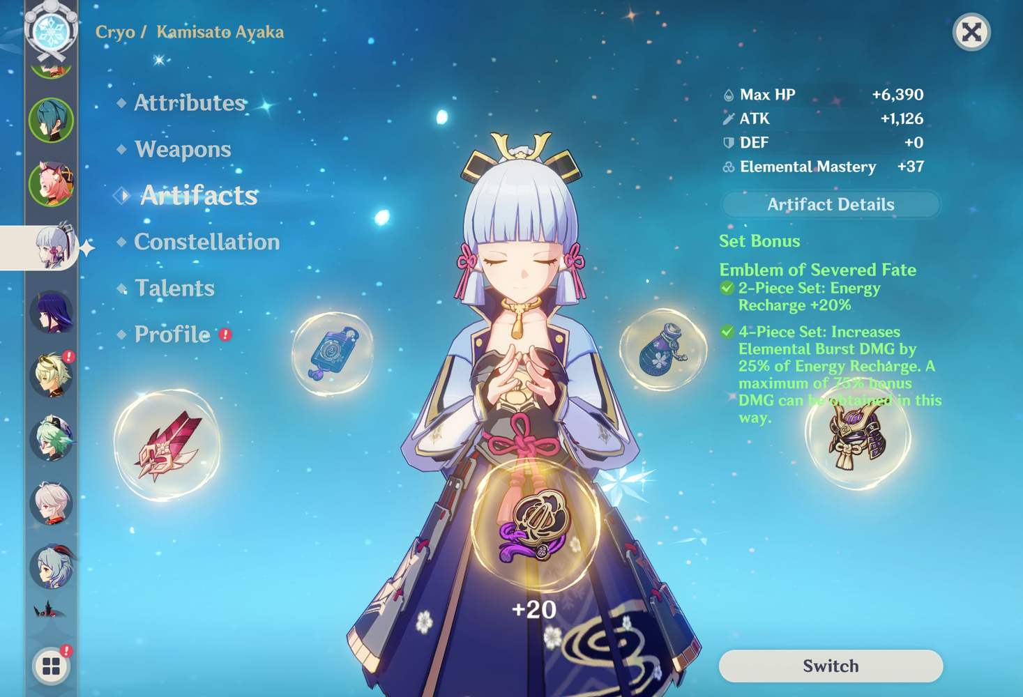 Ayaka Setup (Mora Run Build, 2022) Genshin Impact | HoYoLAB