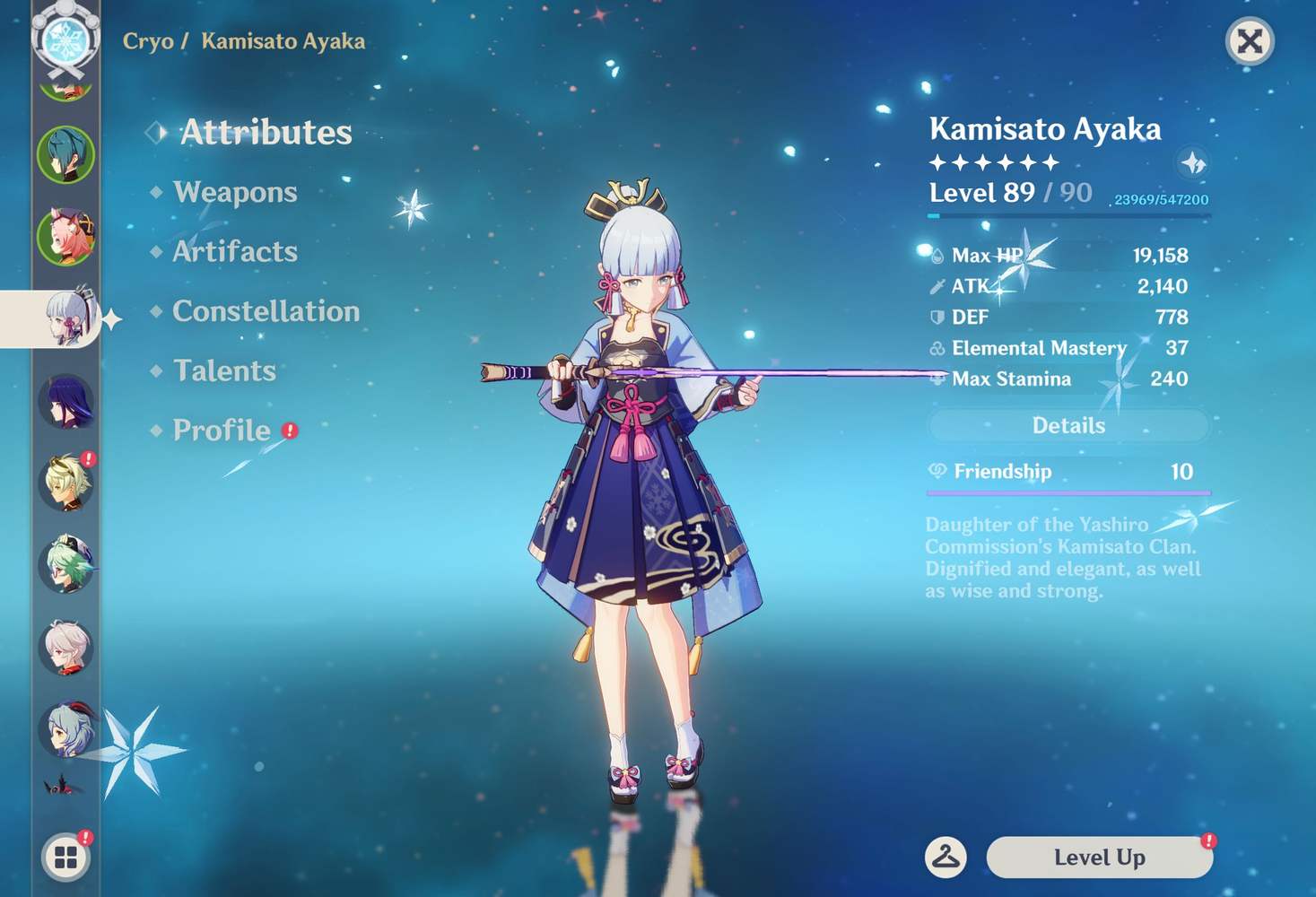 Ayaka Setup (Mora Run Build, 2022) Genshin Impact | HoYoLAB