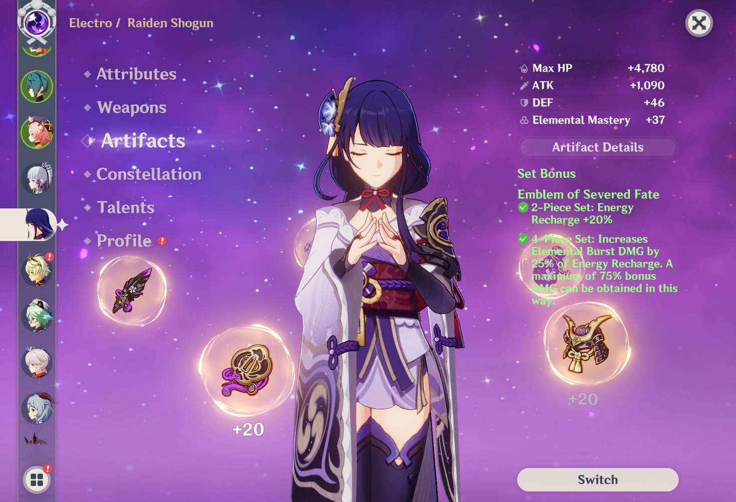 Raiden Setup (Mora Run Build, 2022) Genshin Impact | HoYoLAB