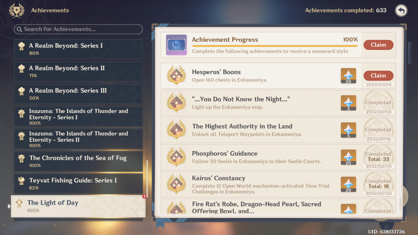 I finally got That One Enkanomiya Name Card! Genshin Impact | HoYoLAB