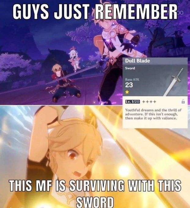 The Dull Blade is built different Genshin Impact | HoYoLAB