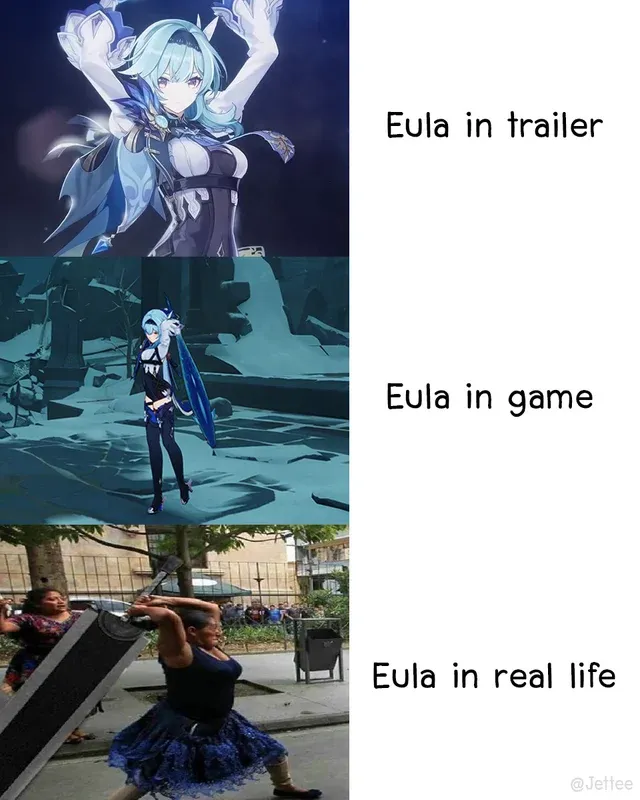 Eula jokes Genshin Impact | HoYoLAB