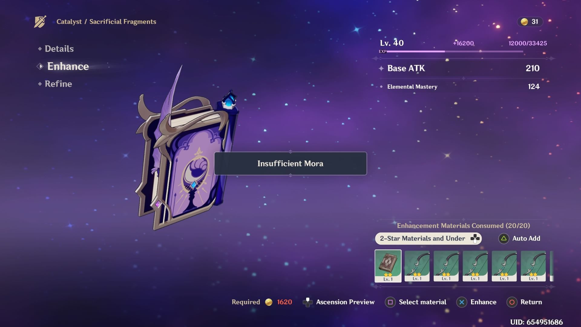 Trying to upgrade Mona's weapon and -- 🥲 Genshin Impact | HoYoLAB