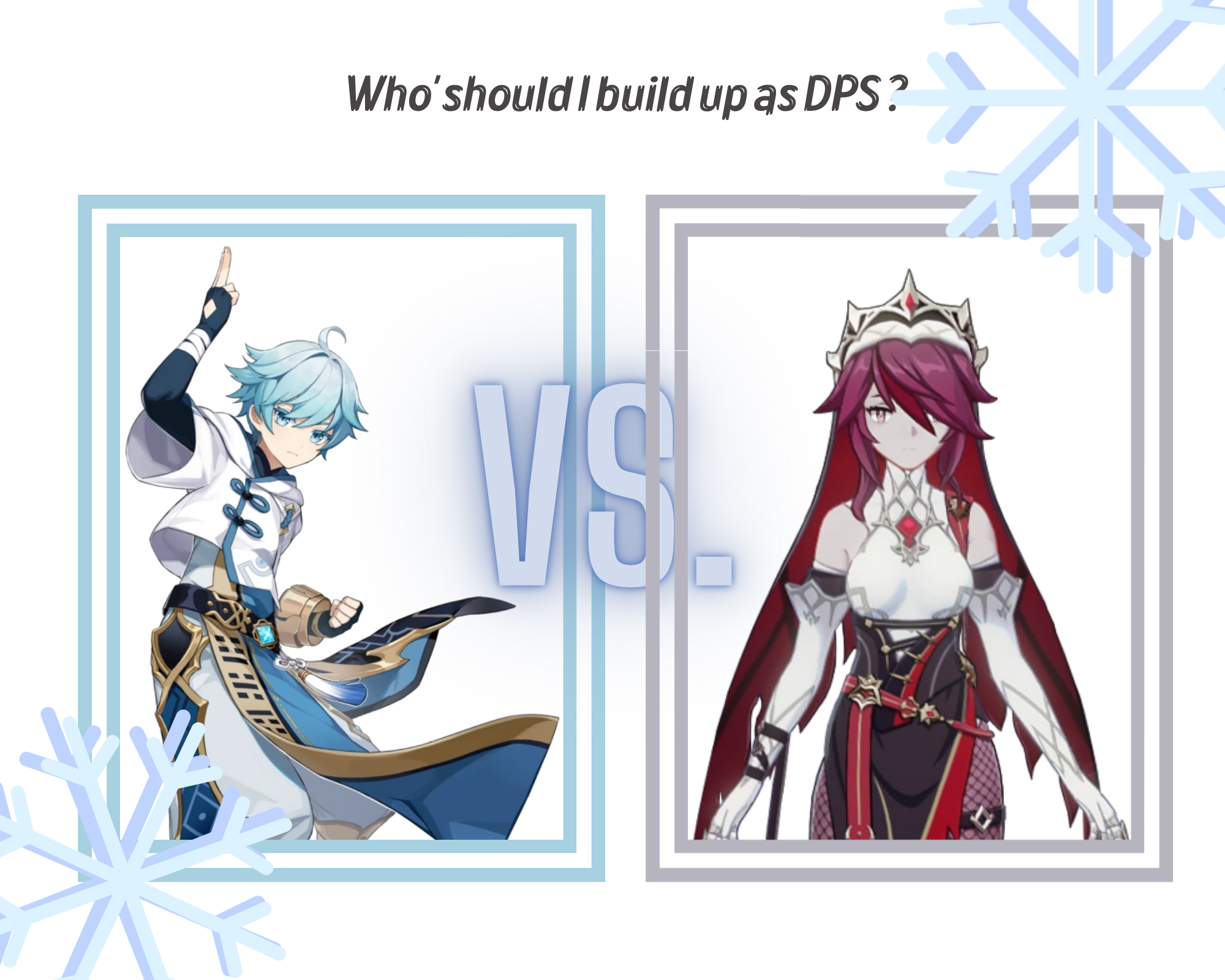 Who should I build up as cryo main? Genshin Impact | HoYoLAB