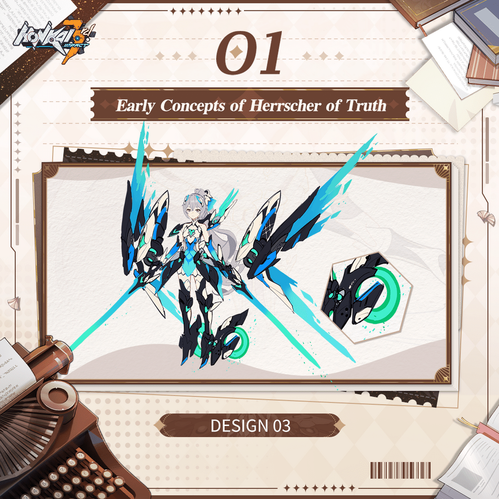 Typewriter Art Archives | Herrscher of Truth Designer Interview Honkai ...