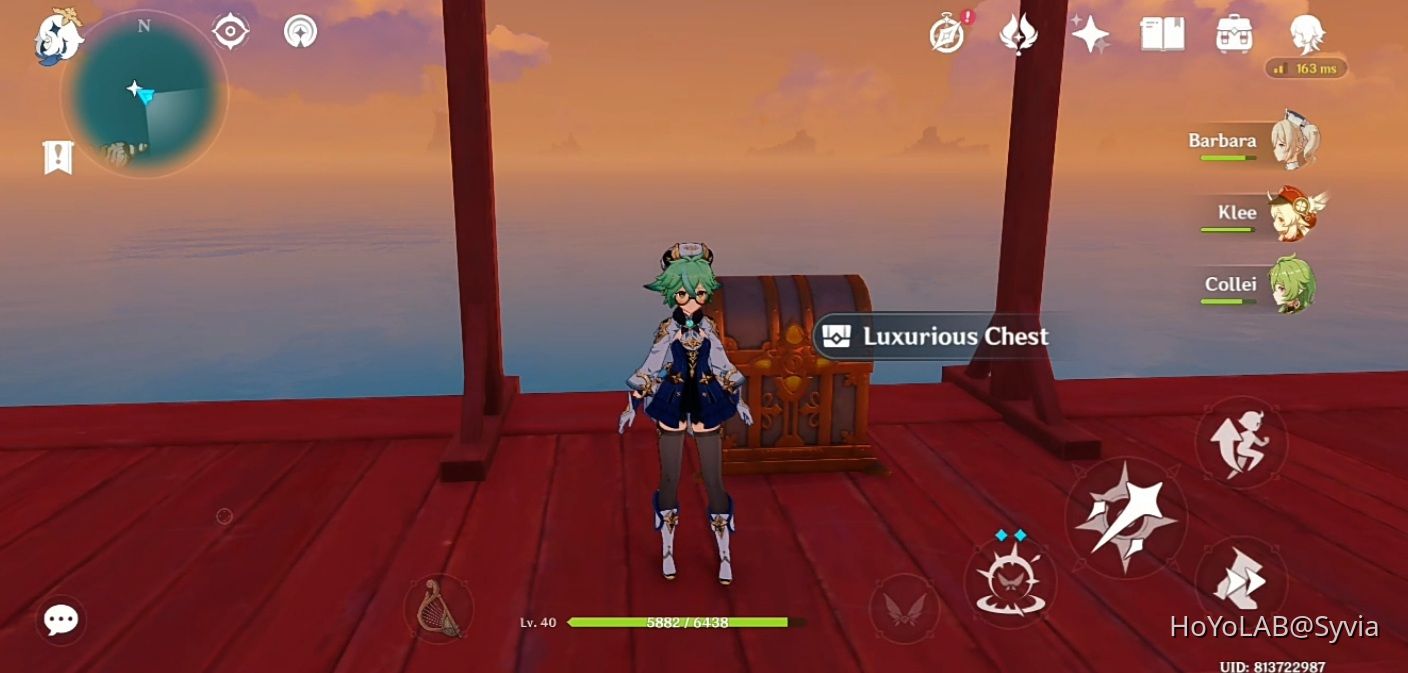 yang belom ambil Chest Luxurious, ada di belakang perahu Liyue Genshin ...