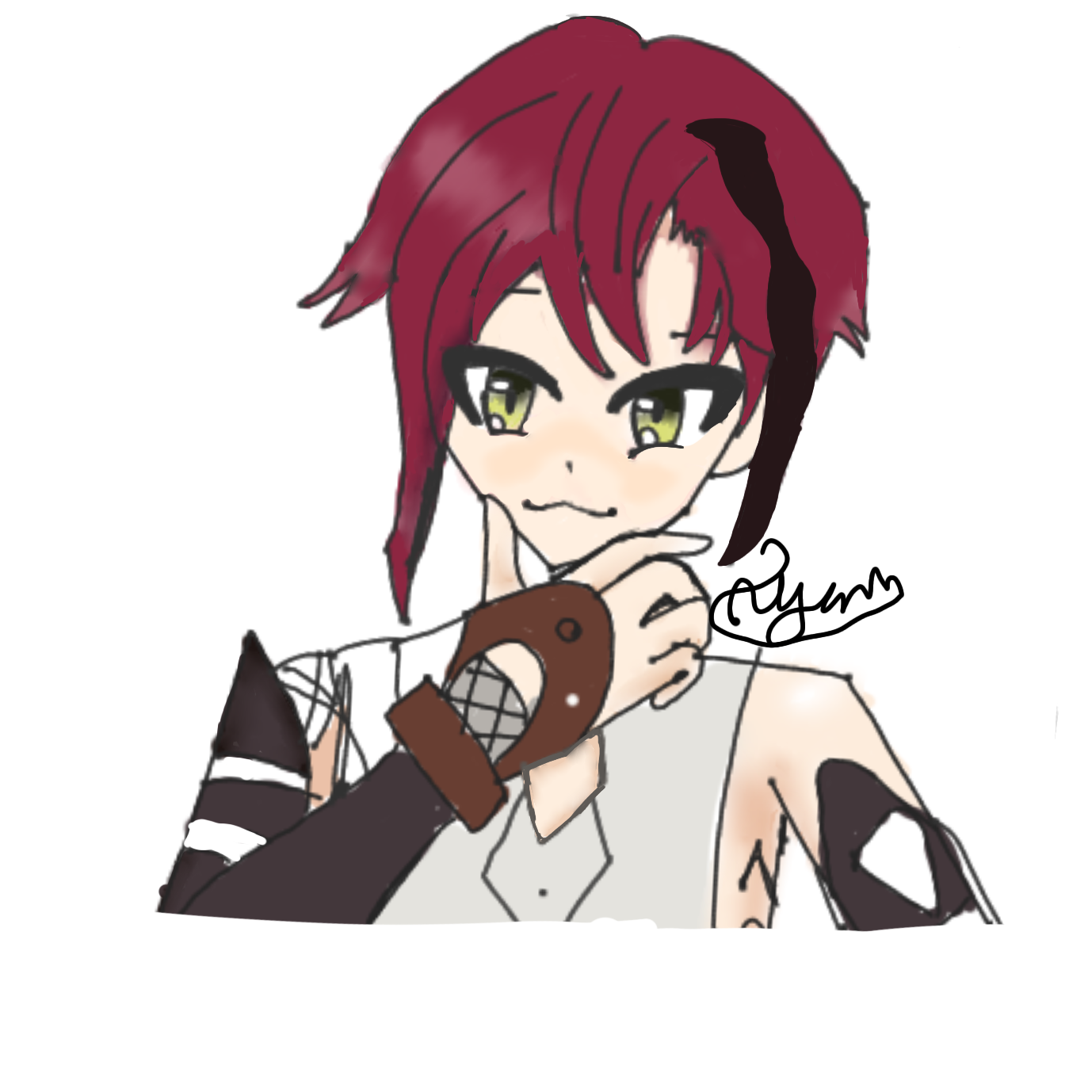 I tried to draw Heizou Genshin Impact | HoYoLAB