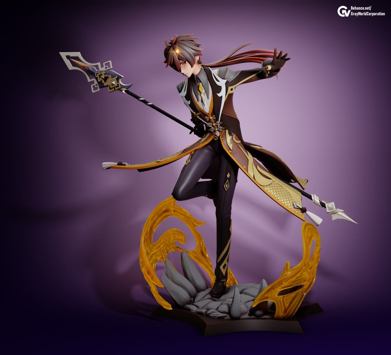 Zhongli | model for printing Genshin Impact | HoYoLAB