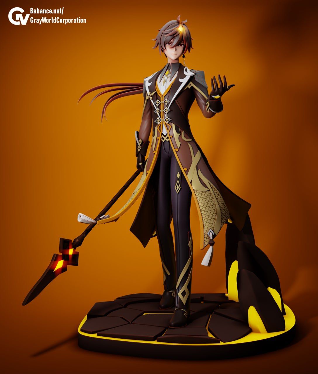 Zhongli | model for printing Genshin Impact | HoYoLAB
