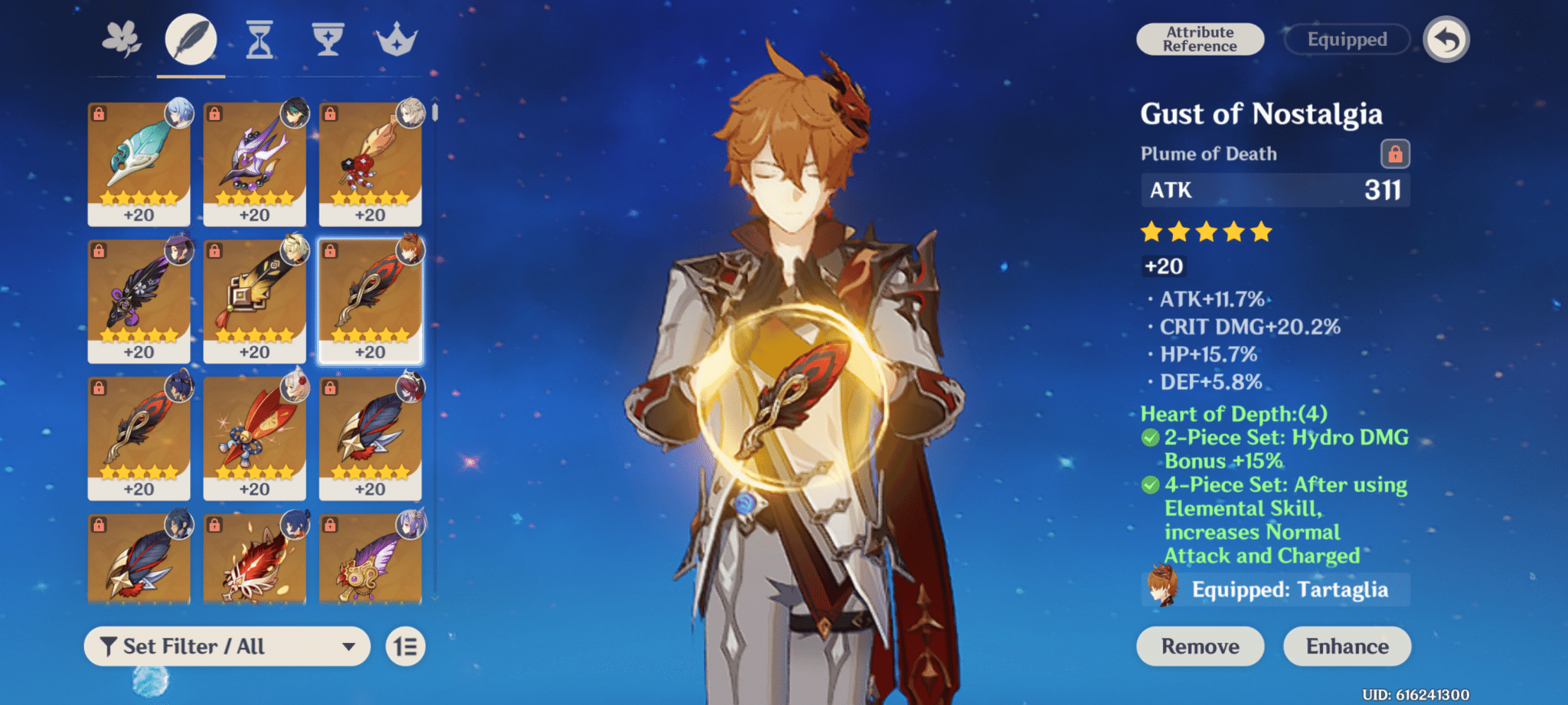 [Tartaglia] Build Improvements? Genshin Impact | HoYoLAB