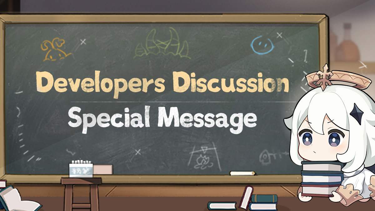 Developers Discussion - Special Message Genshin Impact | HoYoLAB
