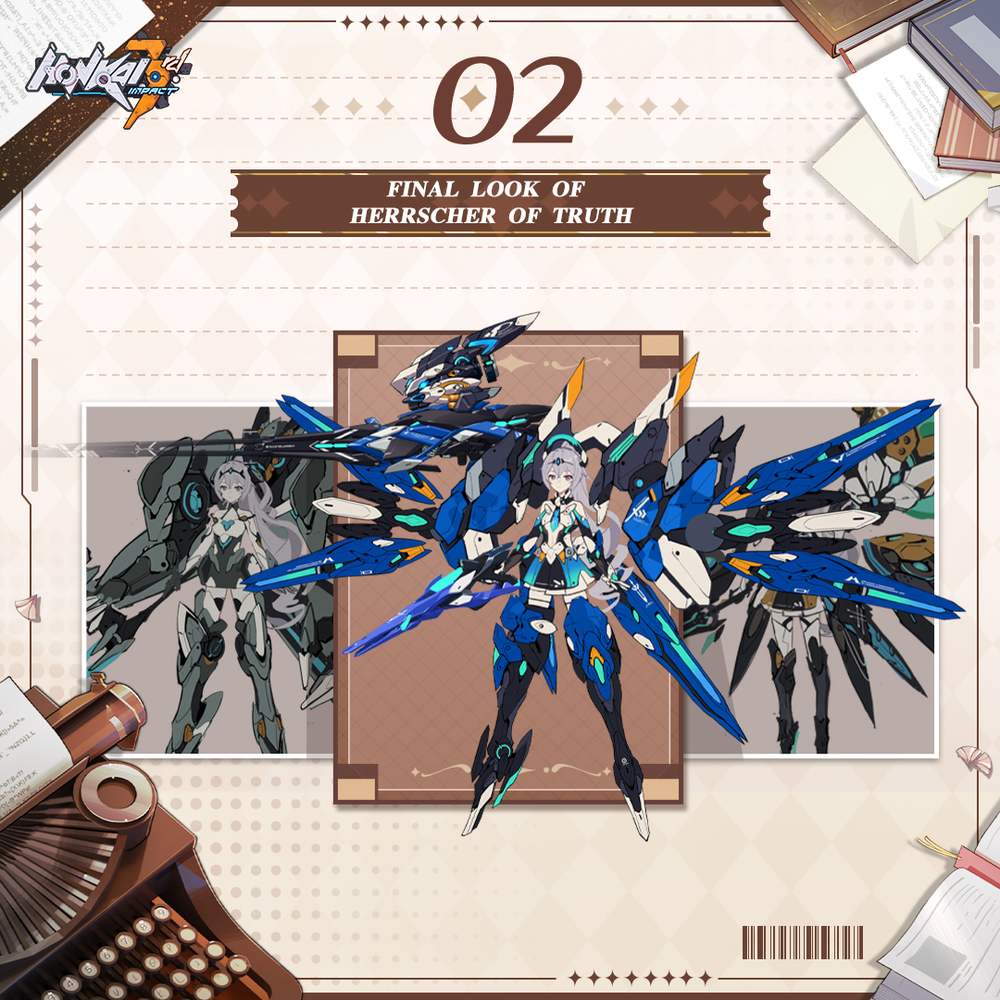 Typewriter Art Archives Herrscher Of Truth Designer Interview Honkai Impact 3rd Italia