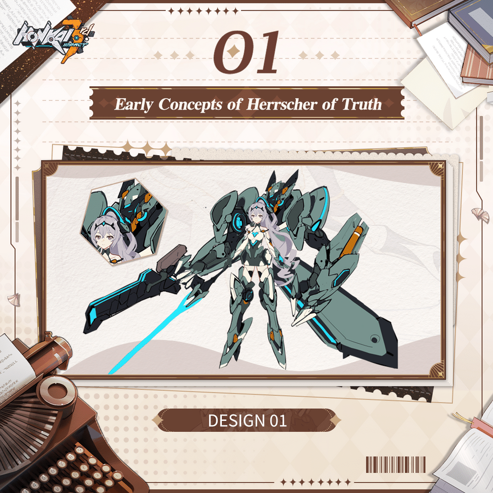 Typewriter Art Archives | Herrscher of Truth Designer Interview Honkai Impact 3rd | HoYoLAB