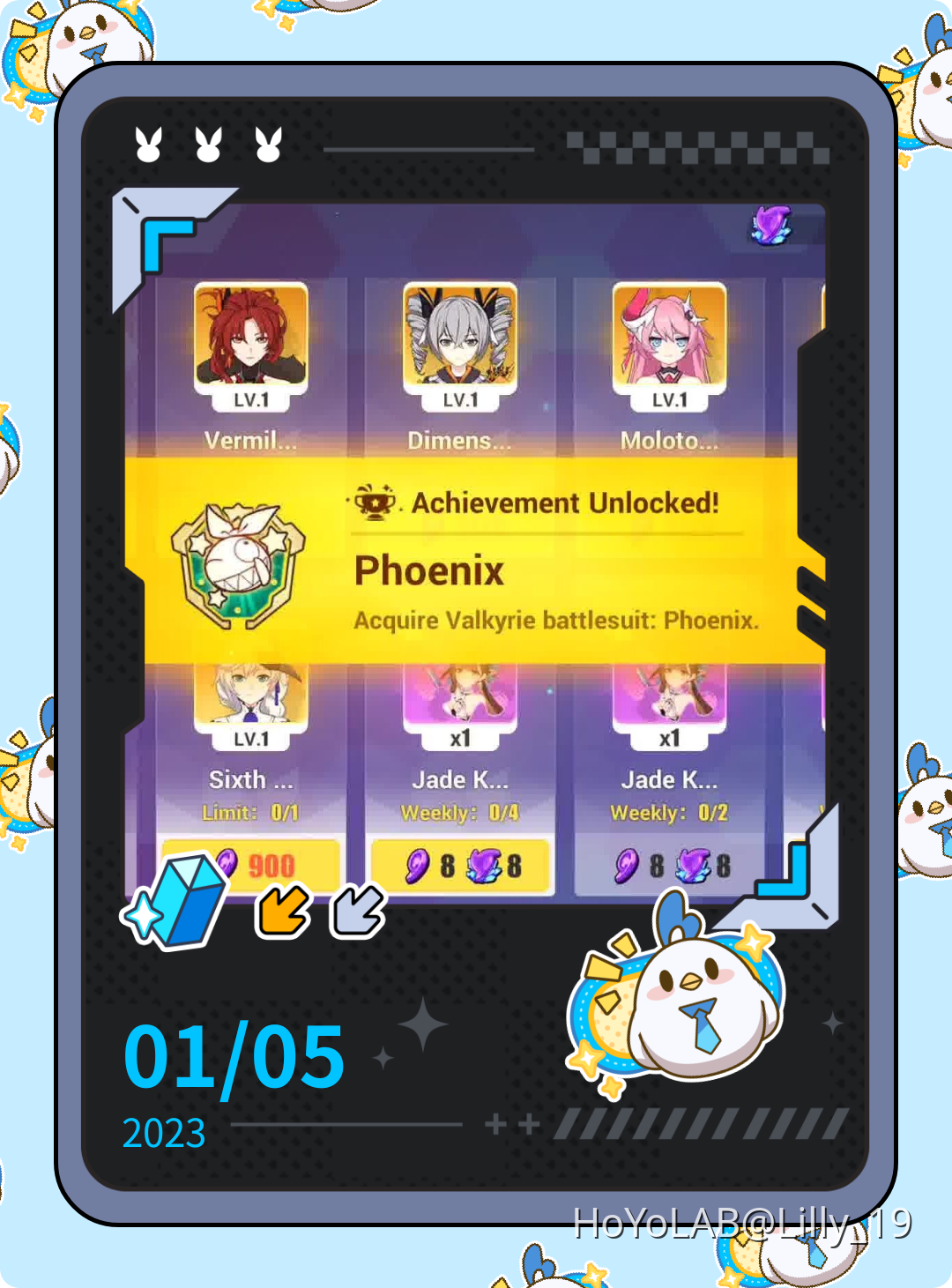 01/05 Diary -# Hyperion Today Honkai Impact 3rd | HoYoLAB