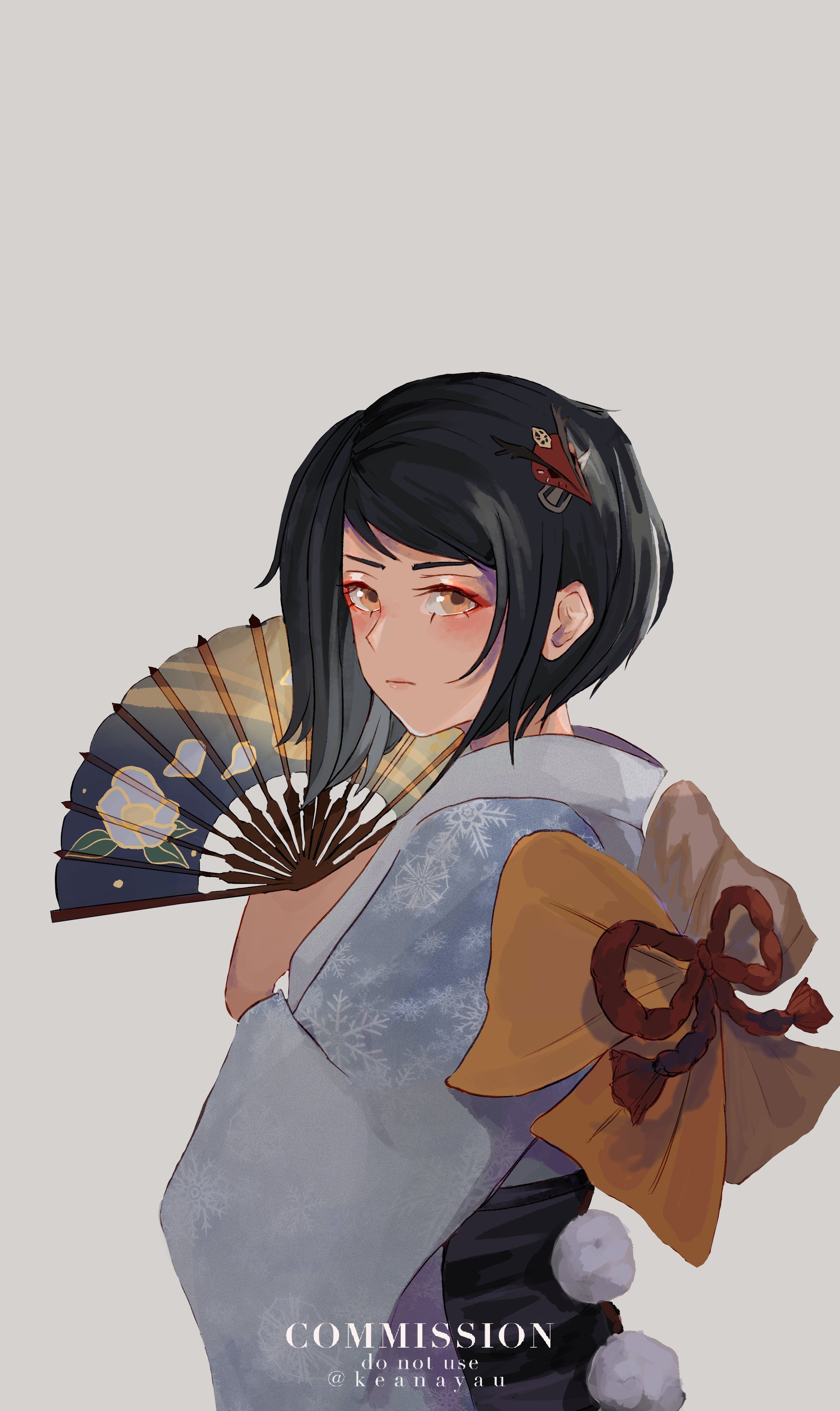 Kujou Sara in a Kimono? Genshin Impact | HoYoLAB