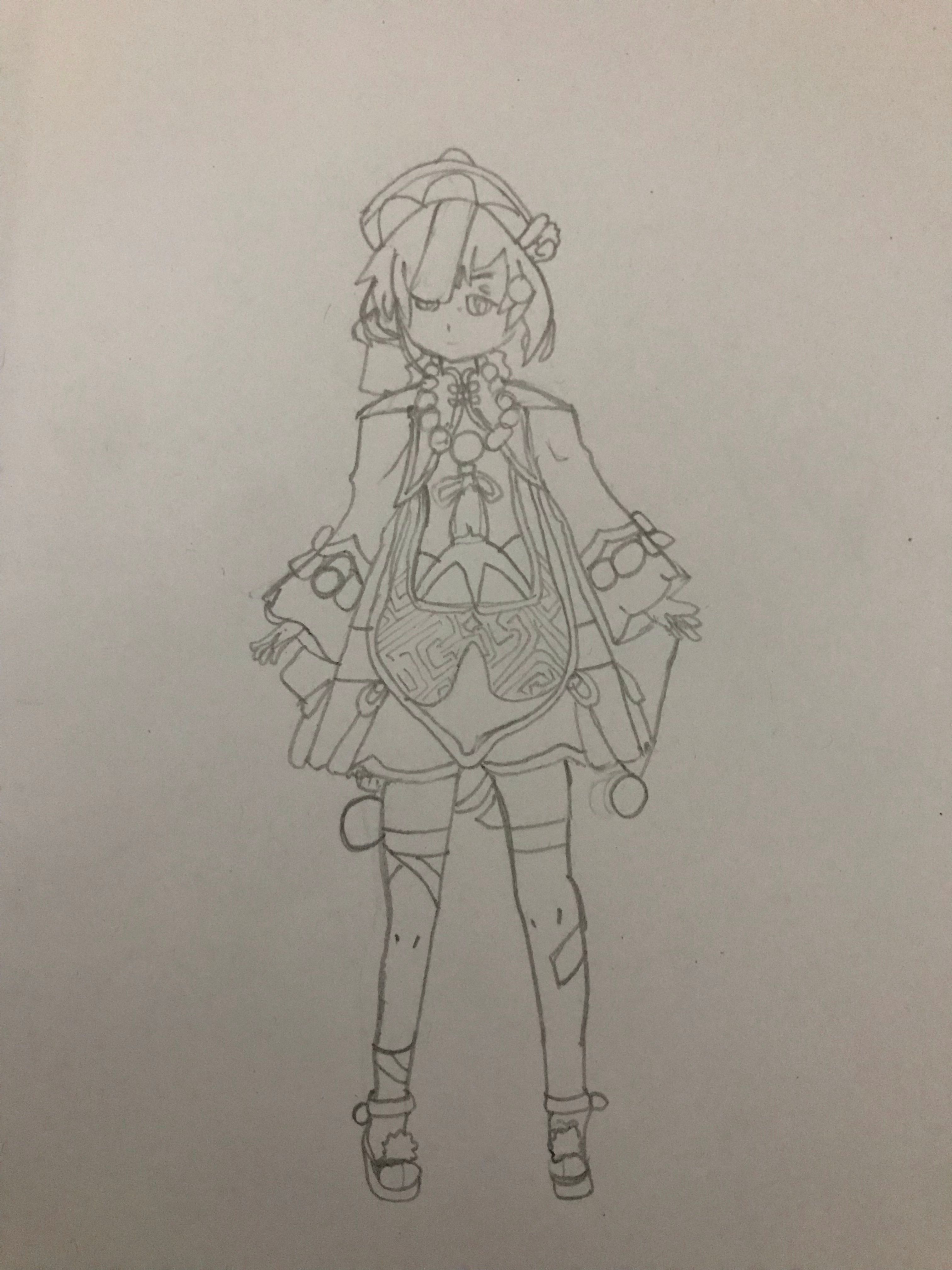 QIQI drawing Genshin Impact | HoYoLAB