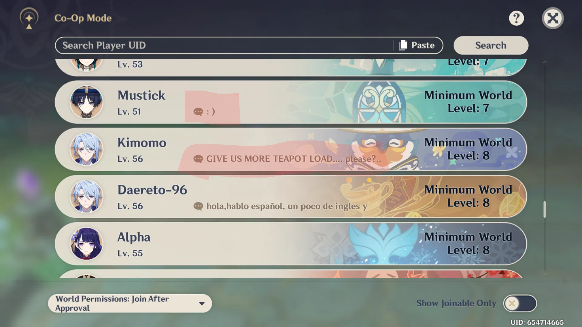 Here's a few signatures... Genshin Impact | HoYoLAB