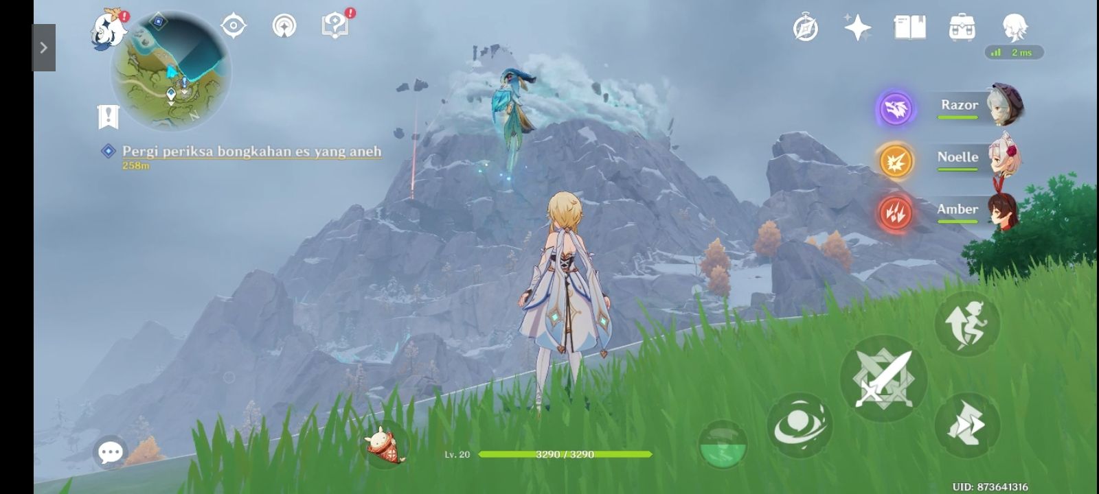 pls help me go to that snow mountain Genshin Impact | HoYoLAB